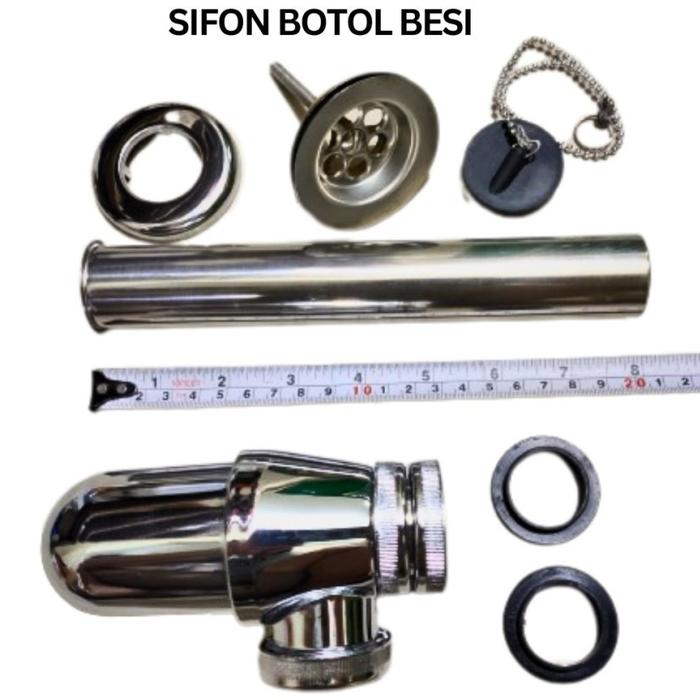 Jual SUPER MURAH Sifon Botol Besi/ SIFON BOTOL BESI WASTAFEL/CLEAN WARE ...