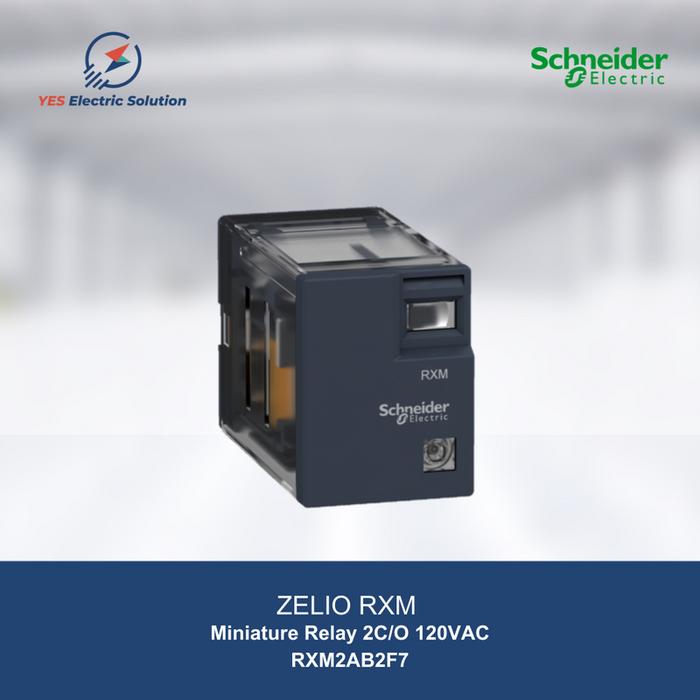 Jual Schneider Electric Relay Zelio RXM 120VAC 2C/O 12A - RXM2AB2F7 ...