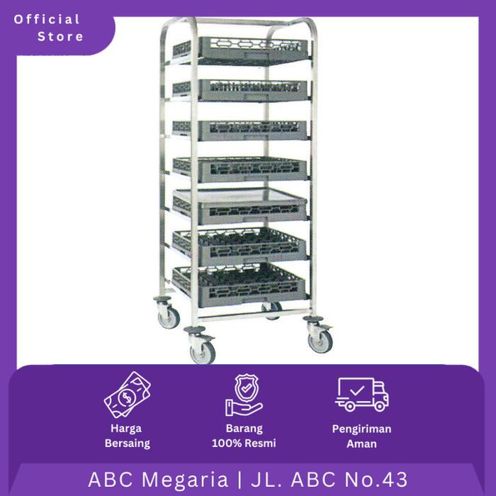Jual Getra Gastronom Bakery Trolley / Troli Roti Stainless Steel RTDB01 ...