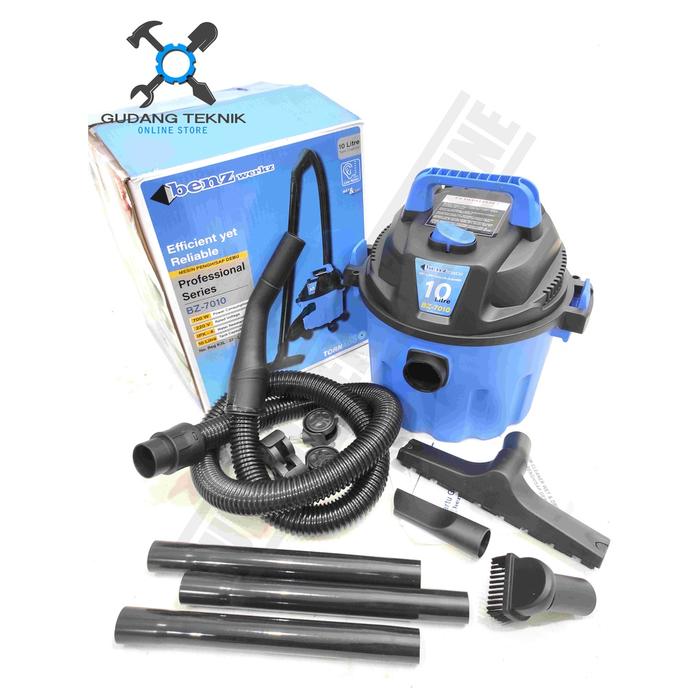 Jual Vacuum Cleaner 10L Wet Dry BENZ BZ7010 BODY PLASTIK / Mesin Penyedot - Jakarta Barat - jaya ...