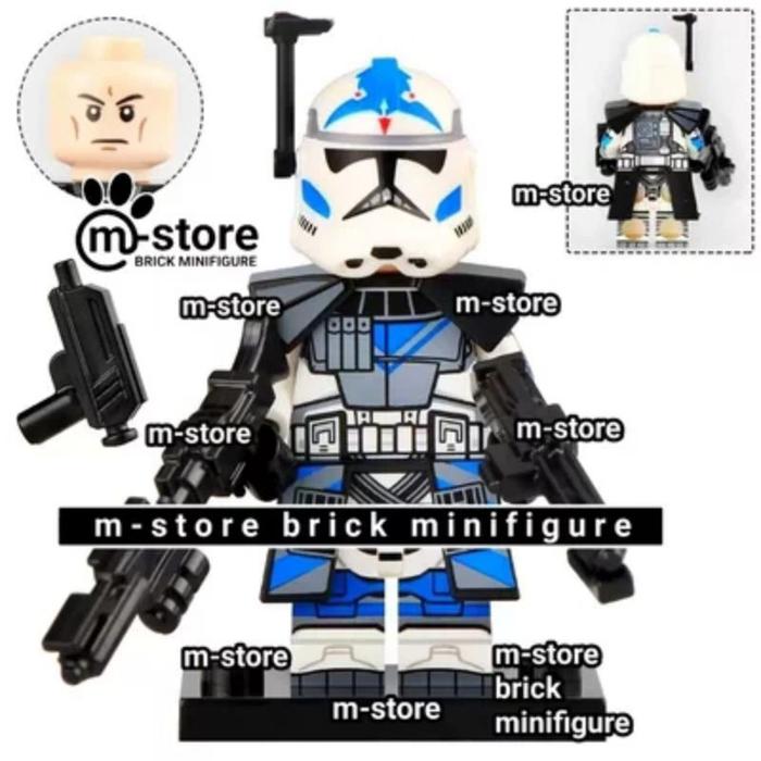 Jual brick star wars clone wars arc trooper fives ct-5555 block toy ...