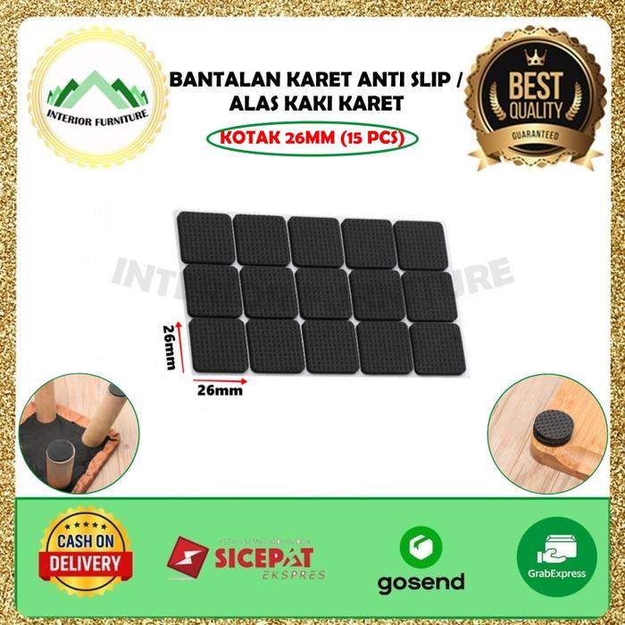 Jual Alas Kaki Meja Kursi Furniture Bantalan Karet Rubber Pads - Kotak ...