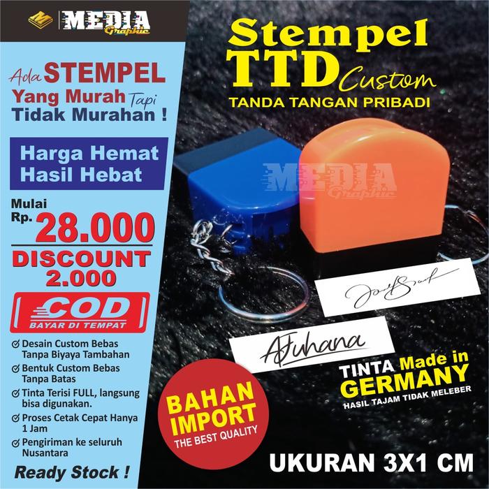 Jual :: STEMPEL TTD / STEMPEL TANDA TANGAN / STEMPEL NAMA / STEMPEL ...