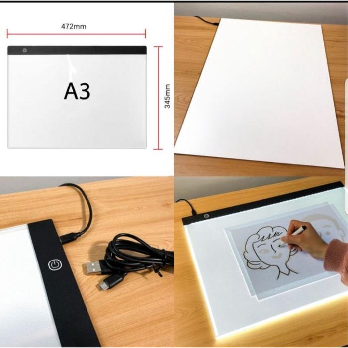 Jual 📌 Tracing Board LED A4 A3 - Papan Jiplak Light Pad Gambar Drawing - Jakarta Barat ...