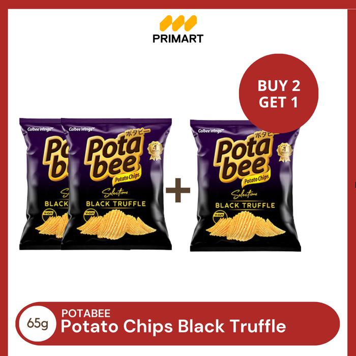 Promo Buy 2 Get 1 Free Potabee Selection Black Truffle Keripik Kentang ...