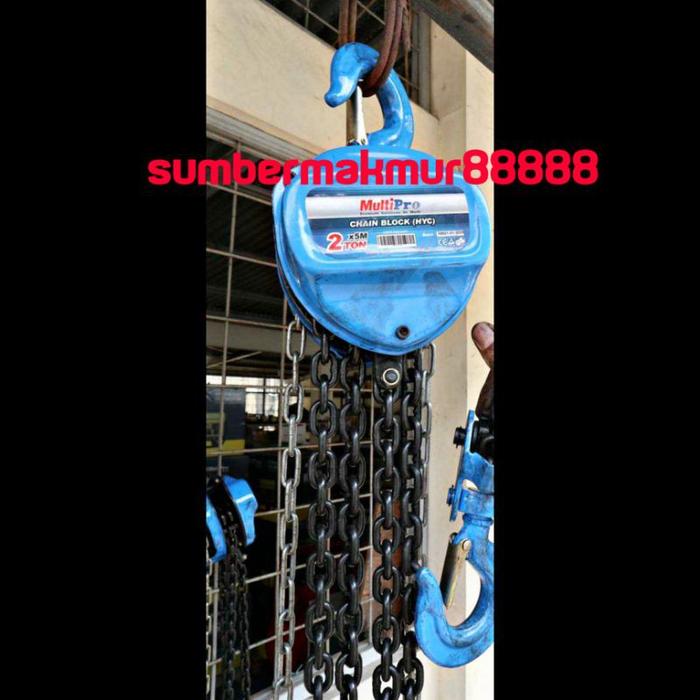 Jual Chain Block (Hyc) Takel Chain Hoist 2 Ton X 5 Meter Multipro ...