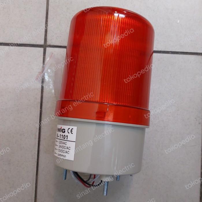 Jual WARNING LIGHT / SIRINE LED MULTI VOLT ( 220VAC/24VAC/24VDC/12VAC ...