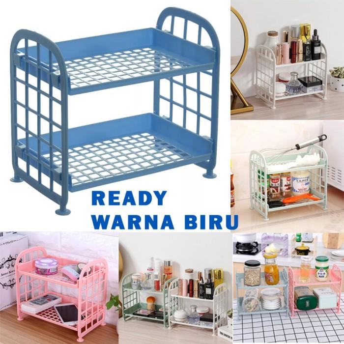 Jual Mini Rak Meja Serbaguna Penyimpanan Kosmetik Alat Rias Bumbu Dapur ...