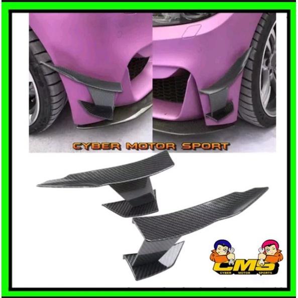 Jual aerodynamic bumper depan. front bumper splitters. wing bumper ...