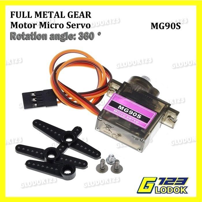 Jual Motor Micro Mini Servo Tower Pro MG90S MG90 Arduino Metal Gear ...