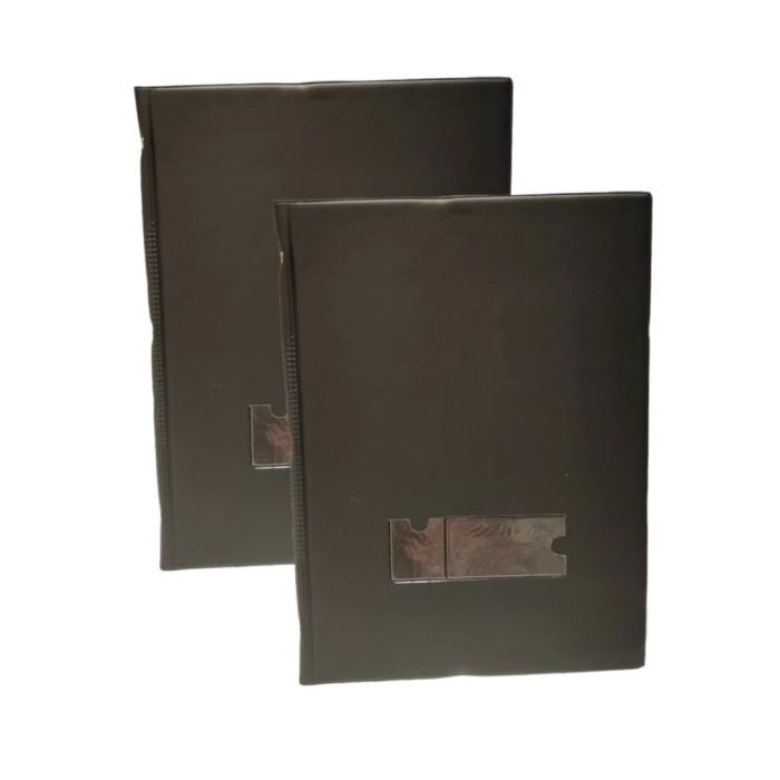 Jual BEST MAP PENYIMPANAN DOKUMEN IJAZAH 40 LEMBAR FOLIO F4 HITAM PVC ...