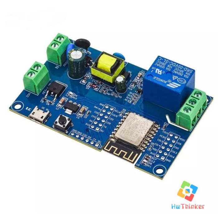 Jual Modul Relay 10A 1 Channel ch 1ch WIFI ESP-12F ESP8266 AC 220V power - Jakarta Utara ...