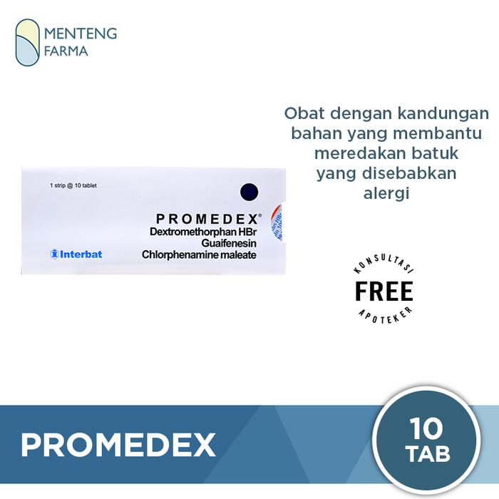 Jual Promedex 10 Tablet - Obat Batuk Karena Alergi - Jakarta Pusat ...