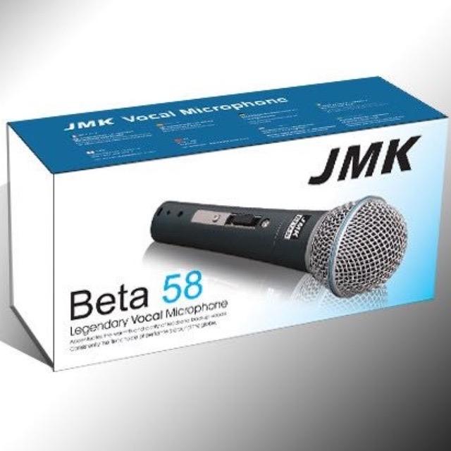 Jual MIC SM-58 JMK / mik / microphone kabel sm58 di lengkapi switch on ...
