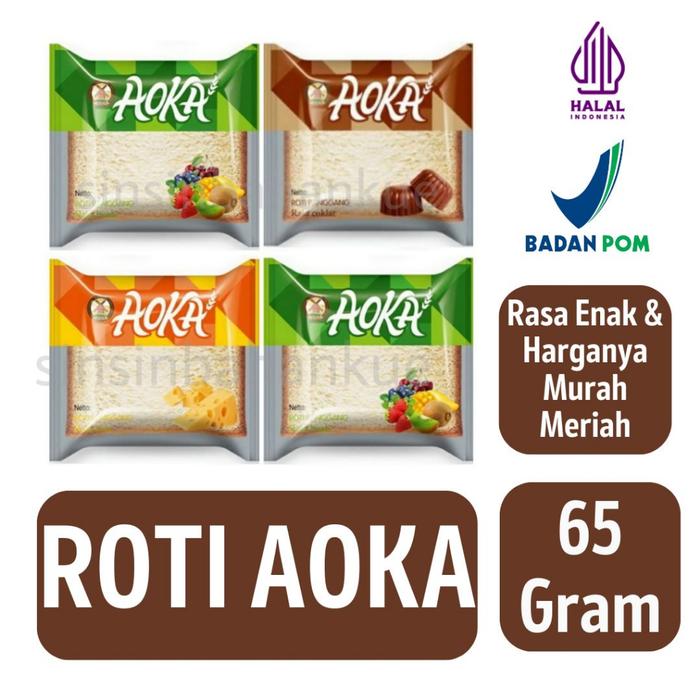 Jual Roti Aoka All varian [65 gram] - Rasa coklat - Kota Malang - Bahan ...