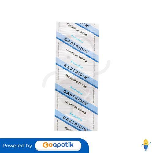 Jual GASTRIDIN 150 MG STRIP 10 TABLET - Kota Medan - Apotek Merapi ...