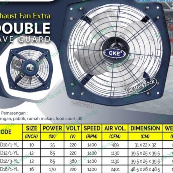 Jual Exhaust fan Extra strong 16 inch type EEN-D16/1 Best - Kota ...