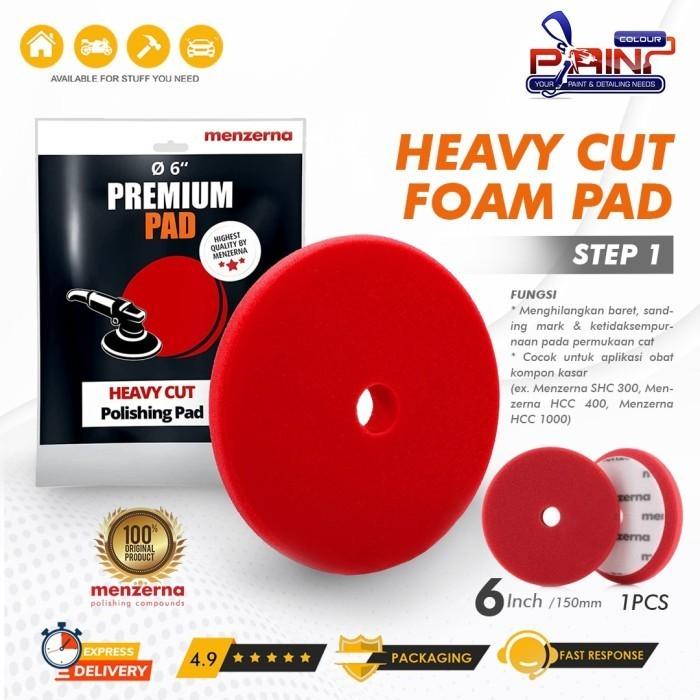 Jual MENZERNA Heavy Cut Foam Pad 6 inch - Polishing Pad 150mm - Kota ...