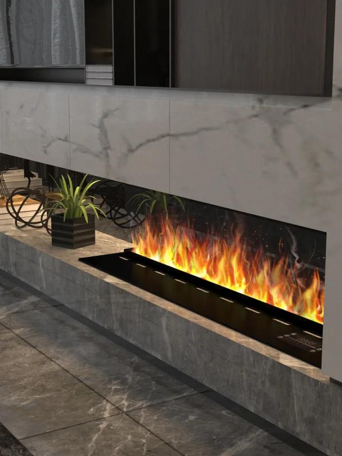Jual 1000mm water Steam LED Flame Vapour Electric Fireplace stove tv ...