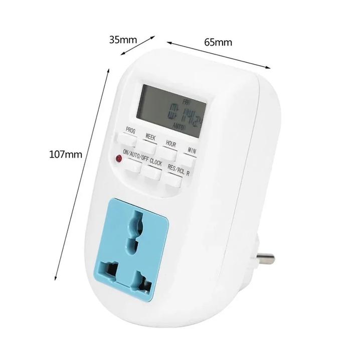 Jual Weekly Programmable Digital Timer Switch Socket Lcd Timer Electro - Kab. Bogor - Thalaa ...