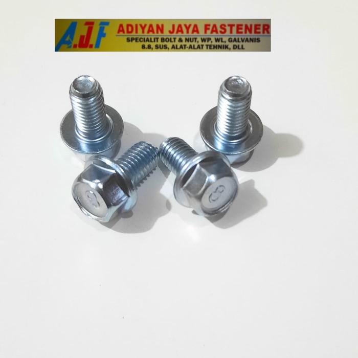Jual FLANG BOLT (BAUT FLANGE) 8X15 BESI GALVANIS - Jakarta Utara ...