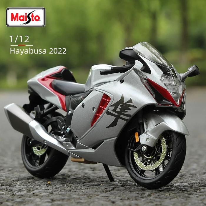 Jual Maisto 1:12 Suzuki Hayabusa 2022 Sportster Motorcycle Model Static ...