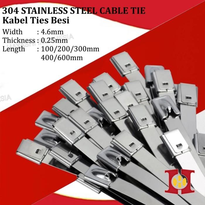 Jual Kabel Ties Besi Stainless Cable Knalpot Klem Wrap Exhaust Motor ...