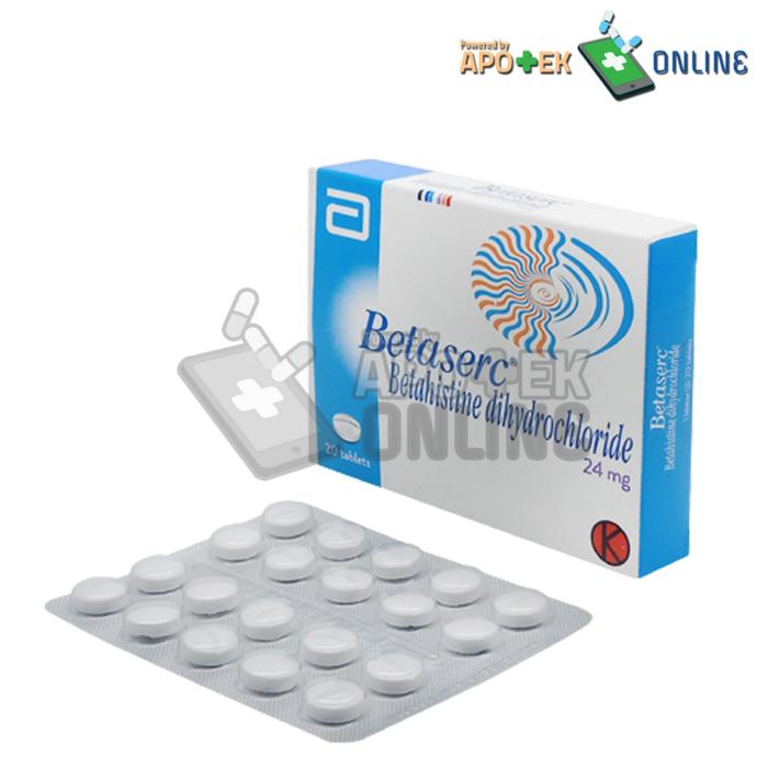 Jual BETASERC 24MG 1 BLISTER 20 TABLET - Jakarta Timur - Apotek Arjuna ...