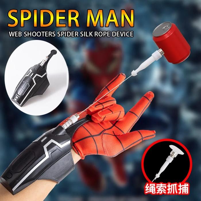 Jual 2023 Fully Automatic Spider-man: Far From Home Spiderman Web ...