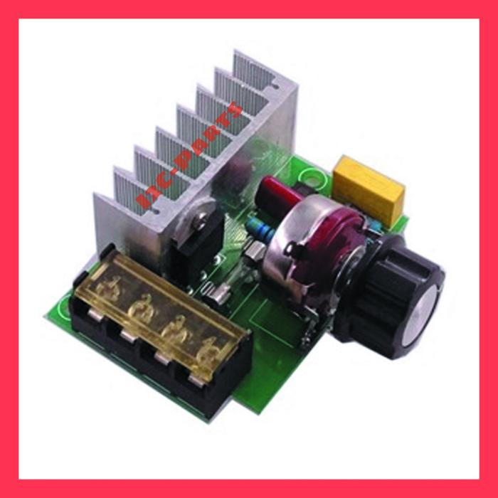 Jual Dimmer AC 220V SCR 4000W Motor Speed Controller PWM Regulator ...