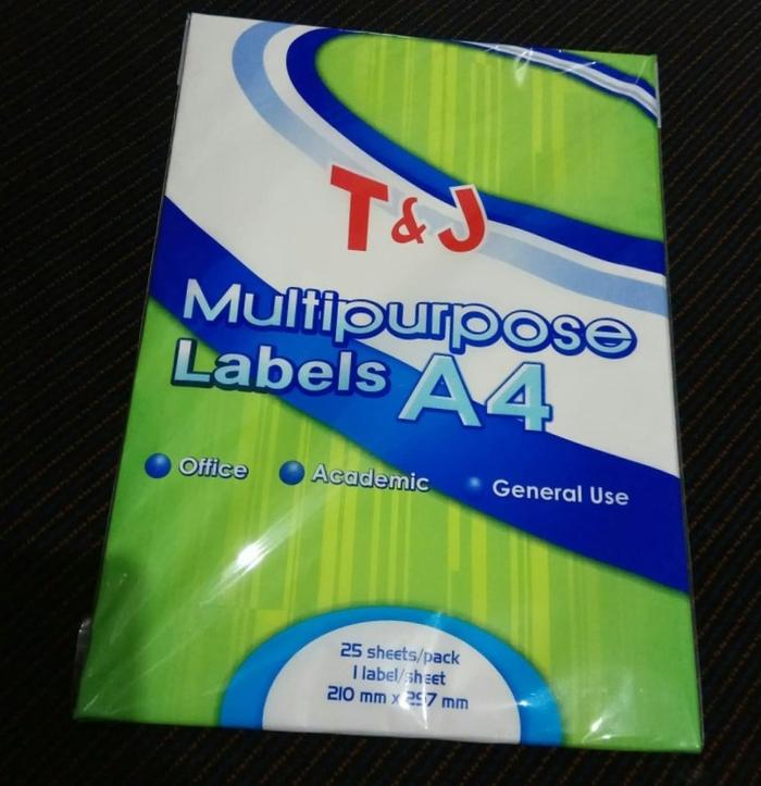Jual Label Stiker A4 Tom & Jerry / Multipurpose Label A4 isi 25 lembar - Jakarta Barat - ATK ...