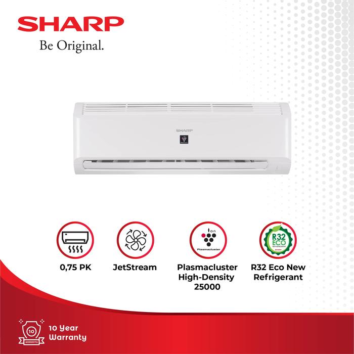 Promo Sharp AC 3/4 PK AH-AP7BMY Plasmacluster Garuda 590 Watt Unit Only Cicil 0% 3x - Jakarta ...