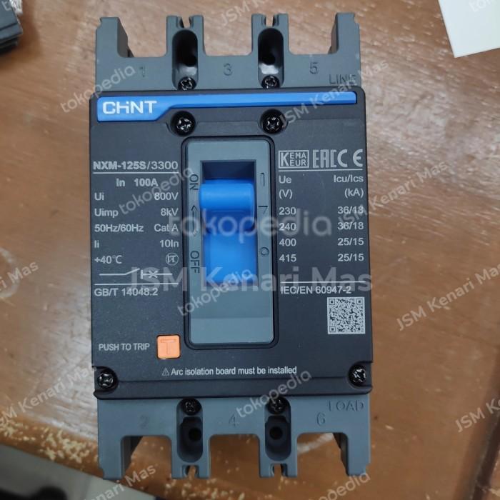Jual MCCB Breaker Chint NXM-125S 3P 80A - 100A 25KA - 3P 80A Best - Kota Bandung - MEGA TECHNOS ...