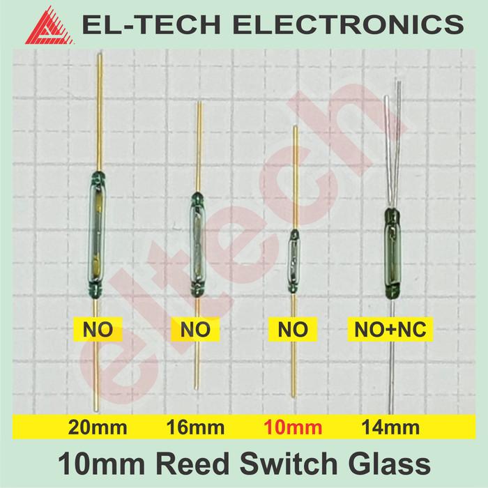 Jual JAMINAN ASLI 10MM REED MAGNET SWITCH 1A SPST NO NORMALLY OPEN KODE ...