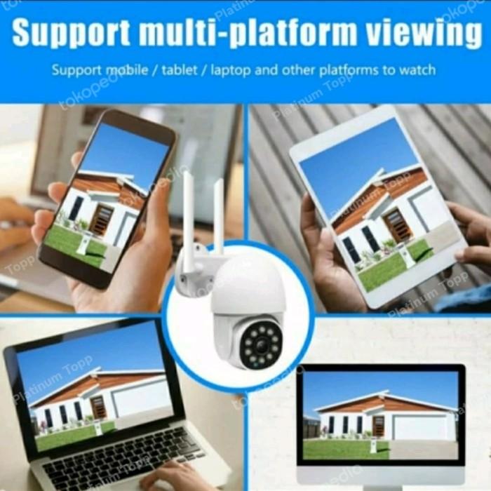 Jual CCTV IP CAM OUTDOOR 8MP V380PRO FULL HD WIRELEES IP CAM KABEL LAN ...