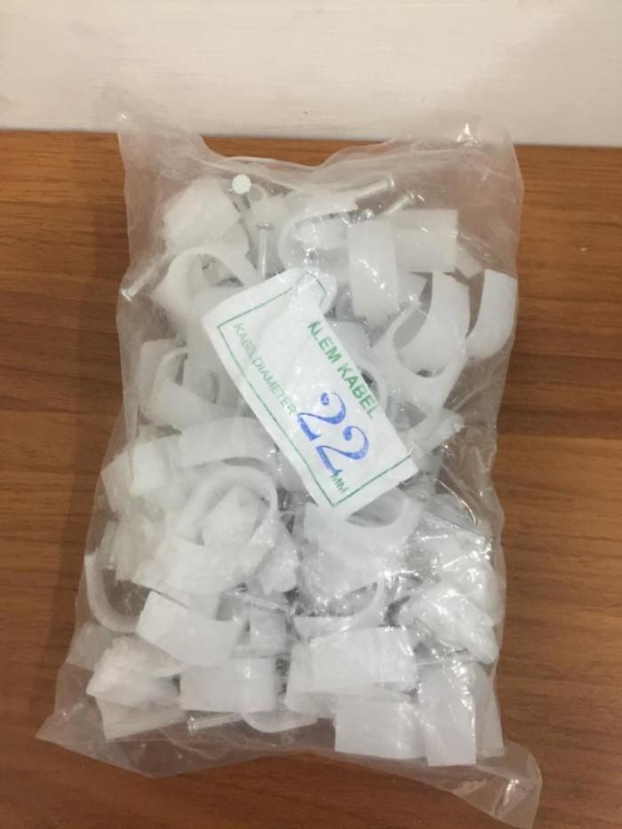 Jual Klem Pipa Pvc 1/2 Klem Pipa Plastik No22 Klem Wayar Klem Kabel ...