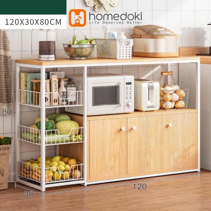 Promo Rak Dapur Susun Minimalis Rak Oven Microwave Bumbu Dapur ...