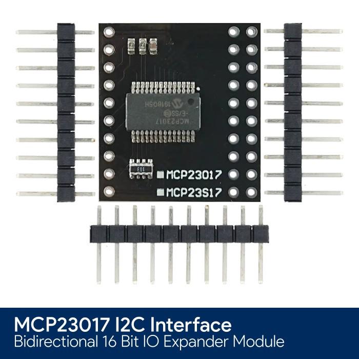 Jual MCP23017 Serial Interface Module IIC I2C SPI MCP23S17 Bidirectional 16 - Kota Bandung - IT ...