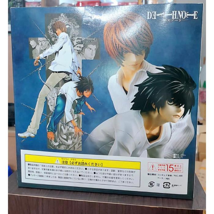 Jual action figure death note model statue light yagami dan L - Kab ...