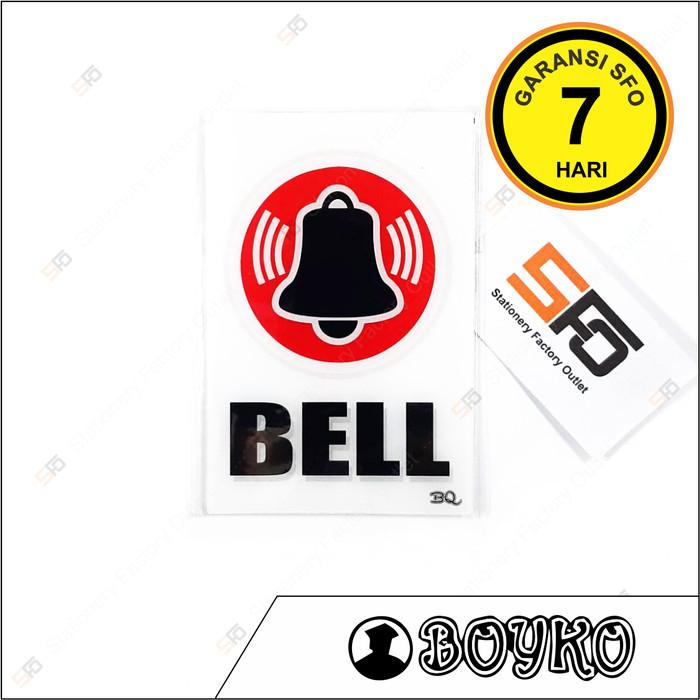 Jual Aklrilik Bell - Acrylic Sign 15cm x 10cm - SFO Semarang Official - Kota Semarang ...