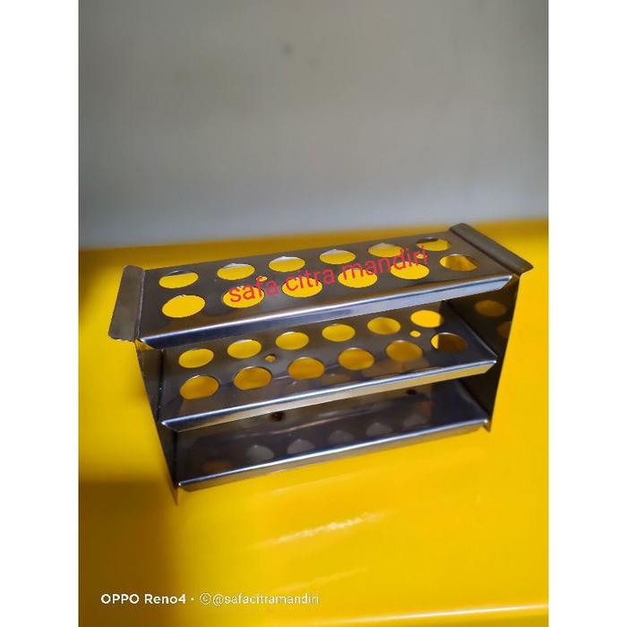 Jual Rak Test Tube / Rak Tabung Reaksi Stainles - Kota Surabaya ...