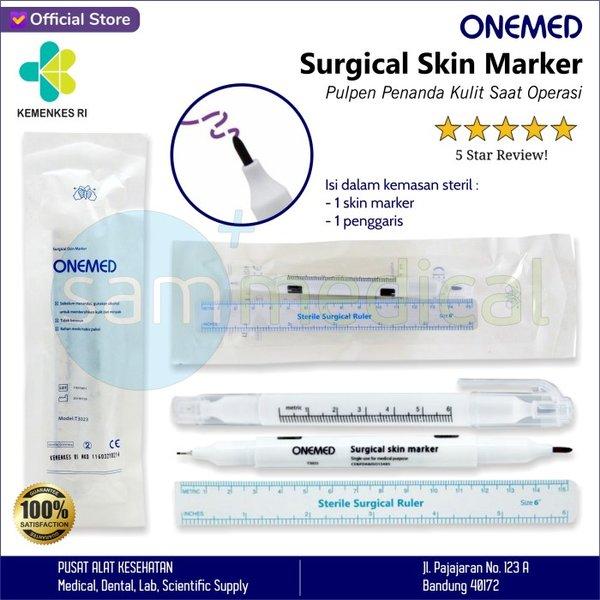 Jual OneMed Surgical Skin Marker atau Pulpen Penanda Kulit Saat Operasi ...