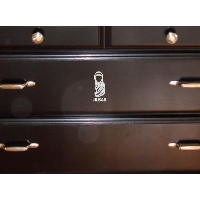 Jual Stiker Nama Jilbab Tanda Cabinet Rak Laci Meja Lemari Sticker ...