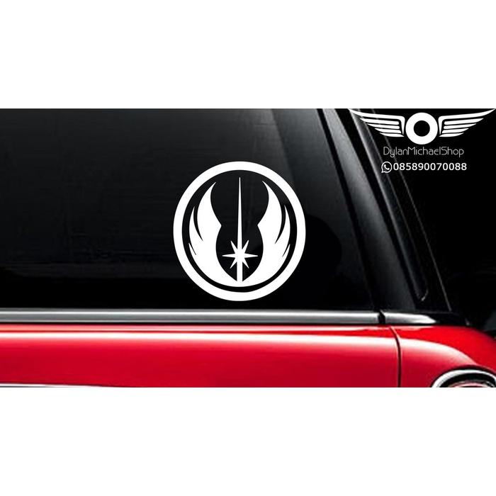 Jual Stiker Mobil Star Wars Jedi ORDER circle logo Vinyl Decal Sticker ...