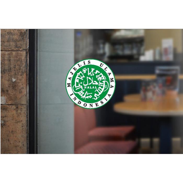 Jual Stiker Vinyl Tanda Sign Logo Halal MUI Muslim Cafe Restoran ...