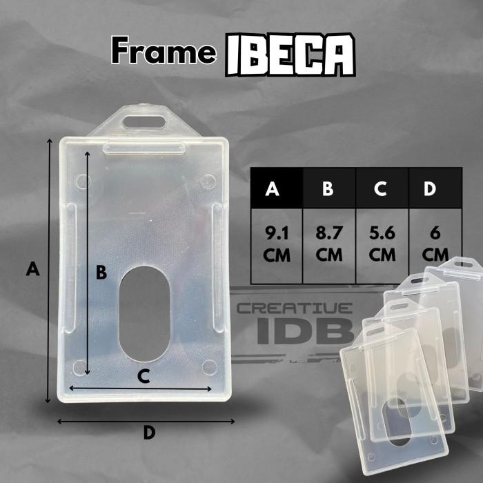 Jual Frame Casing Tempat Id Card Holder Plastik Mika Portrait - Jakarta ...