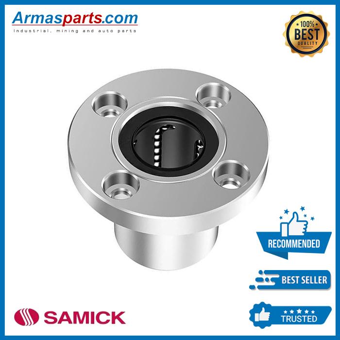 Jual Samick Round Flange Linear Bushing/Bearing LMF25UU LMF 25 UU ...