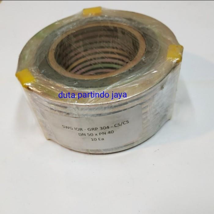 Jual paling dicari spiral wound gasket /swg besi pn40 2 1/2 inch dn 65 ...
