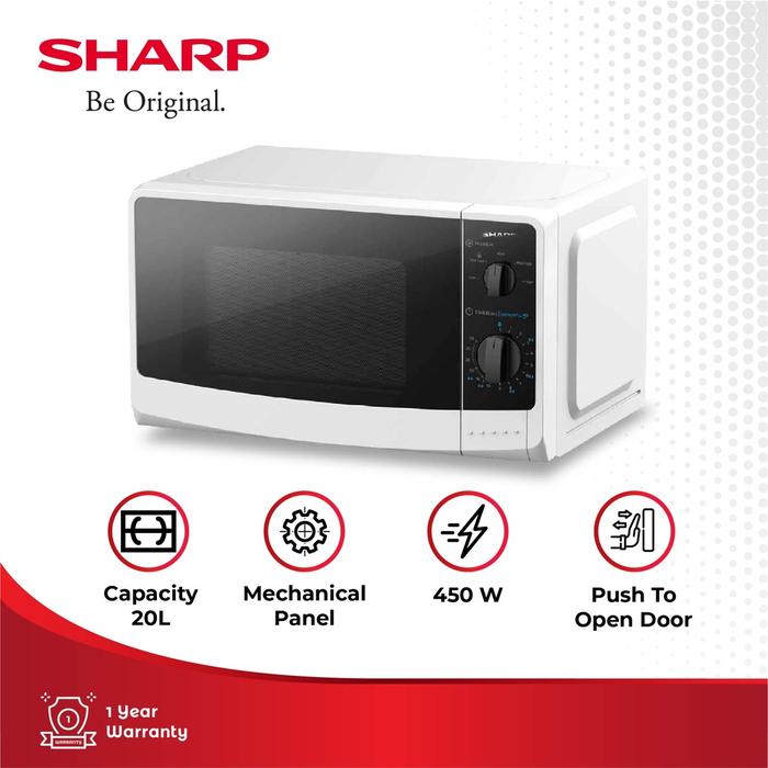 Promo Sharp Microwave Stylish Designed R-220MA-WH White 20 Liter Cicil 0% 3x - Jakarta Utara ...