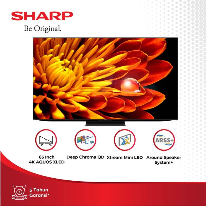 Promo Sharp LED TV AQUOS XLED 4T-C75FV1X Black 75 inch Cicil 0% 3x ...